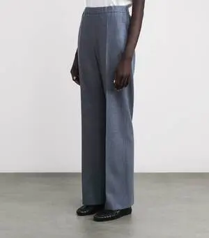 NOMADISSEM Wool Tailored Trousers