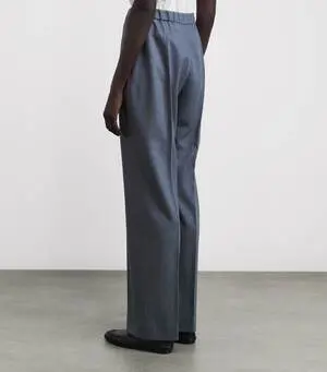 NOMADISSEM Wool Tailored Trousers