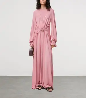 Loewe Jersey Draped Maxi Dress