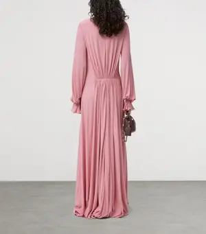 Loewe Jersey Draped Maxi Dress