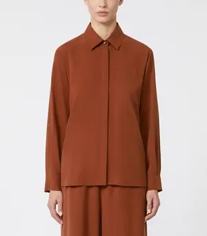 Max Mara Silk Shirt - Brown