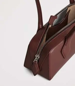 Alaïa Small Leather Le Teckel Shoulder Bag - Brown