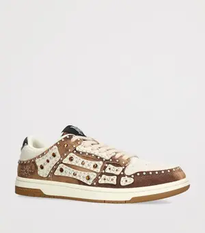 Amiri Skel Top Low Sneakers - Beige