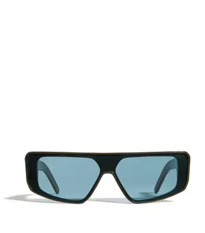 Rick Owens Geometric Performa Sunglasses - Green