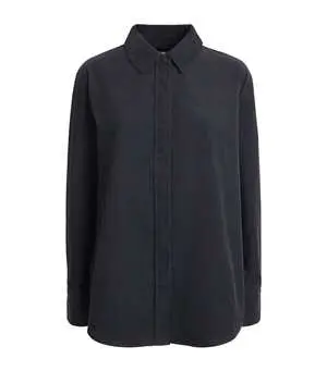 Women's Black Corduroy Shirts
