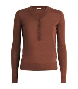 Women's Cashmere Henley Sweaters