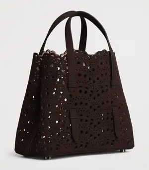 Alaïa Le Mina Suede Tote Bag