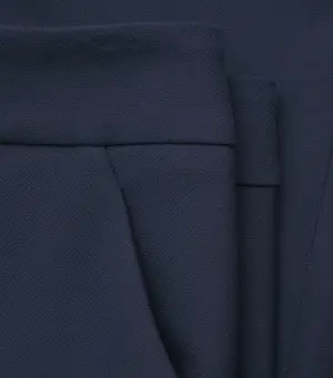 Veronica Beard Tonelli Wide-leg Trousers - Navy