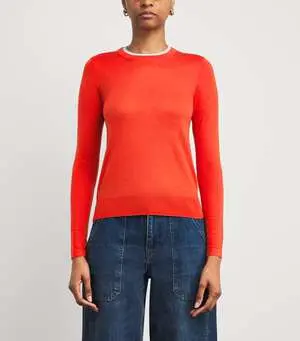 ME+EM Wool-cashmere Layered Sweater