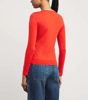 ME+EM Wool-cashmere Layered Sweater