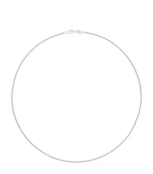ASTRID & MIYU Sterling Curb Chain Necklace - Silver