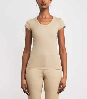 JOSEPH Cotton-blend Saba T-shirt - Pink