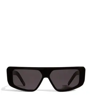Rick Owens Geometric Sunglasses - Black