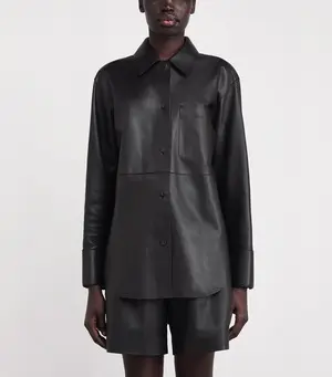 JOSEPH Penna Leather Overshirt