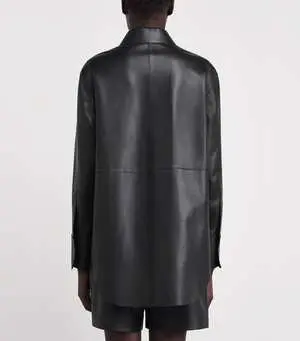 JOSEPH Penna Leather Overshirt