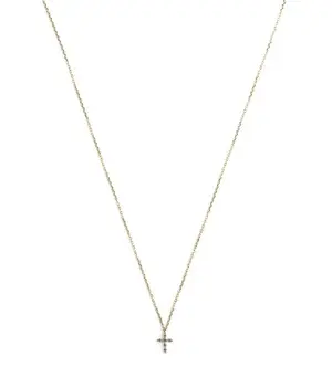 PERSEE Symbols Cross Necklace - Gold