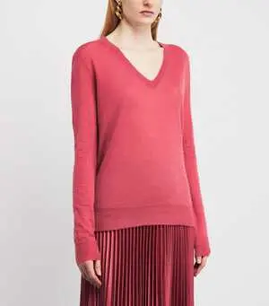 JOSEPH Cashair V-neck Sweater