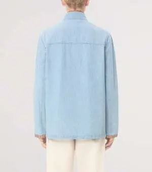 Valentino Garavani Denim Safari Jacket - Blue