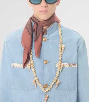 Valentino Garavani Denim Safari Jacket - Blue