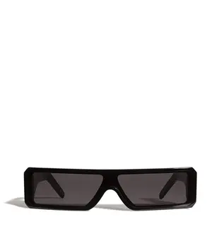 Rick Owens Geth Sunglasses - Black