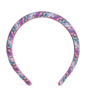 Missoni Zigzag Headband - Pink