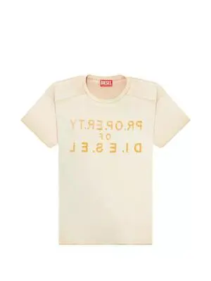 DIESEL® Logo-print T-shirt - Neutrals