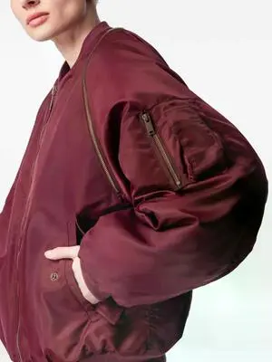 ARTICLE TEN Shearling-panel Bomber Jacket