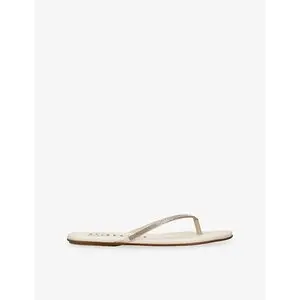 PEDRO GARCIA Panabel Satin Flat Sandals