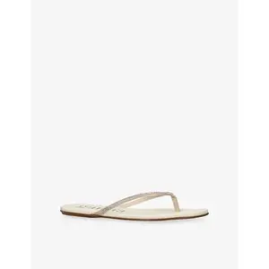 PEDRO GARCIA Panabel Satin Flat Sandals