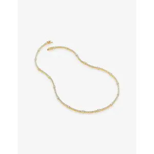CARAT* LONDON Phoebe Tennis Necklace - Gold