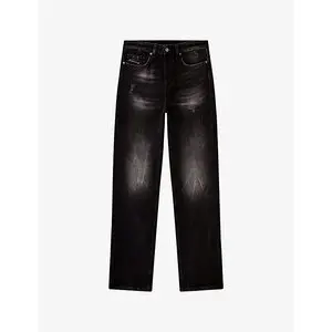 DIESEL® 2001 D-macro 0bebb Wide-leg Denim Jeans - 02