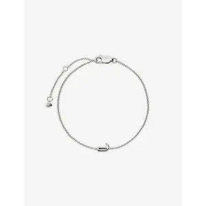 Monica Vinader Initial J Sterling Bracelet - Silver