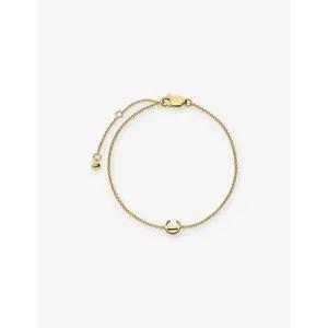 Monica Vinader Initial C Chain Bracelet - Gold
