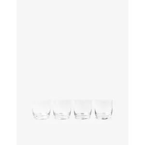 SERVICE PROJECTS Walter 02 Rocks Crystal Glasses Set Of 4 - Clear