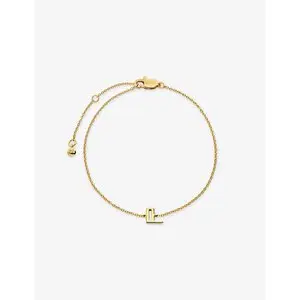 Monica Vinader Initial L Vermeil Bracelet - Gold