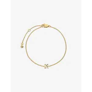 Monica Vinader Initial K 18ct Yellow Vermeil Bracelet Gold