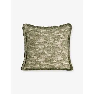 SOHO HOME Bennet Square Woven Cushion - Green