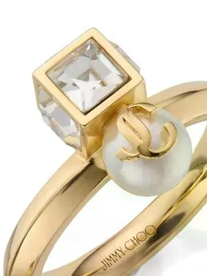 JIMMY CHOO Jc Pearl Cube Ring