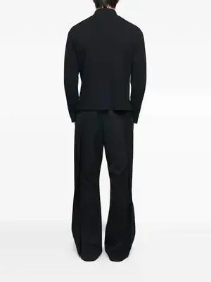 O.FILES Half-zip Long Sleeve T-shirt