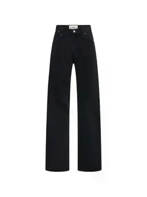 O.FILES Cotton Straight Leg Jeans