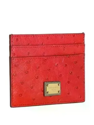 Dolce & Gabbana Textured Logo-plaque Card Holder