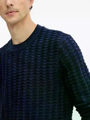 Armani Exchange Textured Crew Neck Sweater