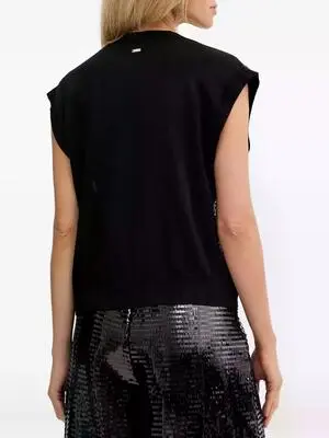 Armani Exchange Sequin Embellished Vest