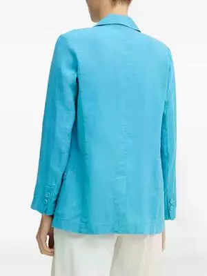 BENETTON Pocket Button Linen Blazer