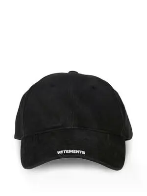 Vetements Logo Cap - Black