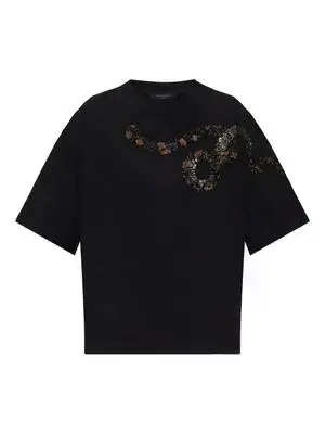 ALLSAINTS Ouros Amelie T-shirt - Black