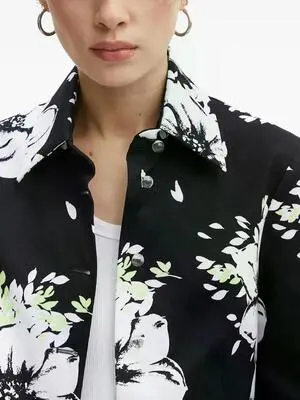 Moschino Floral-print Denim Jacket