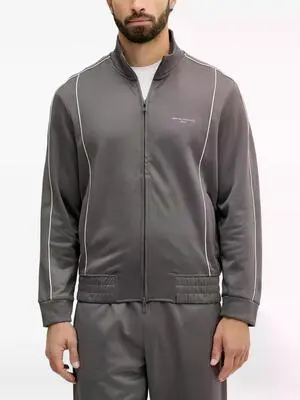 Armani Exchange Zip-up Sweatshirt With Contrast Piping
