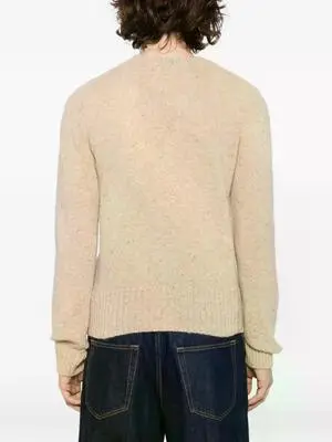 JW Anderson Logo-embroidered Jumper - Neutrals