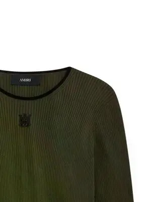 Amiri Long-sleeve Ribbed Top